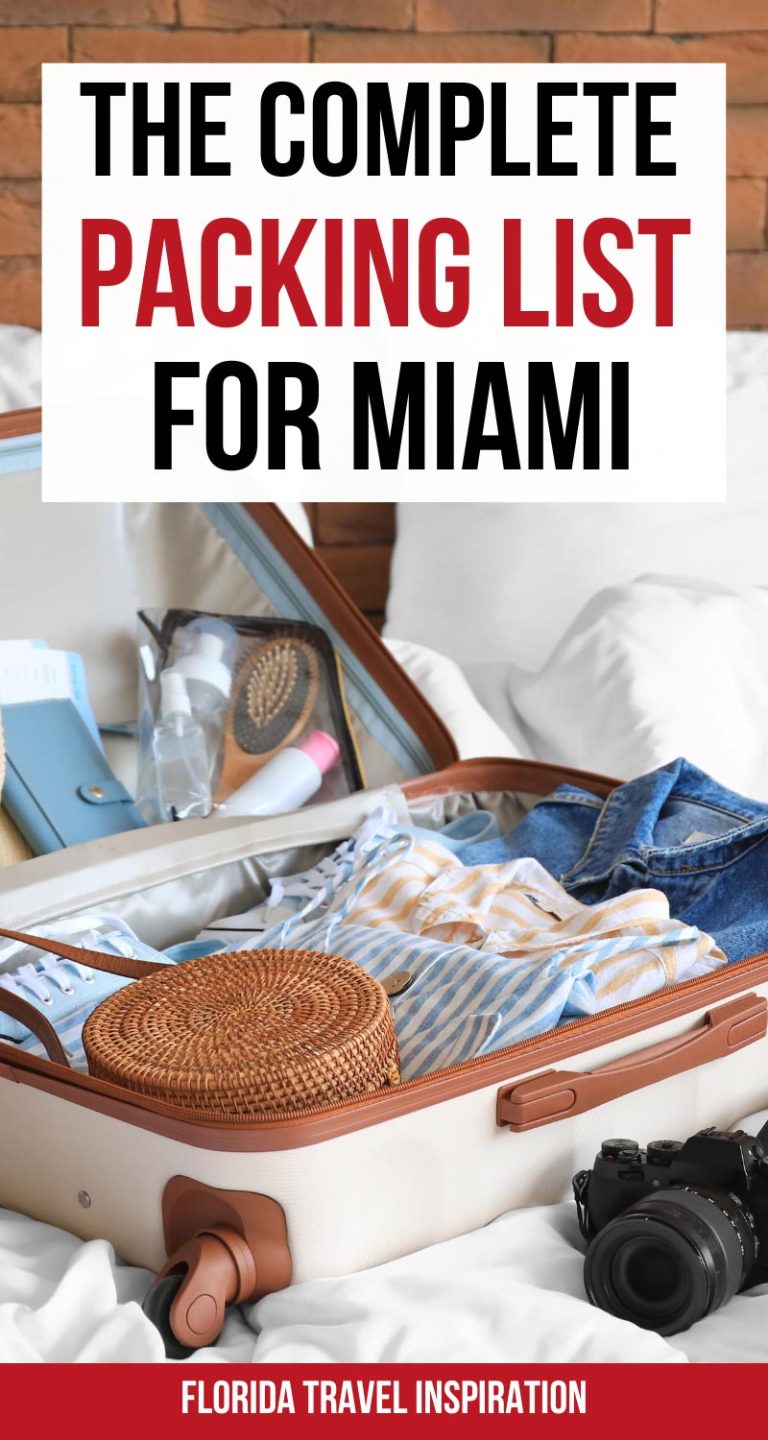 Packing List For Miami: 50+ Things To Pack For Miami - Florida Travel ...